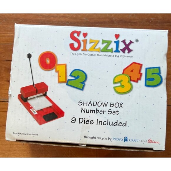 Sizzix | Office | Sizzix Shadow Box Number Set 9 Dies 38625 | Poshmark